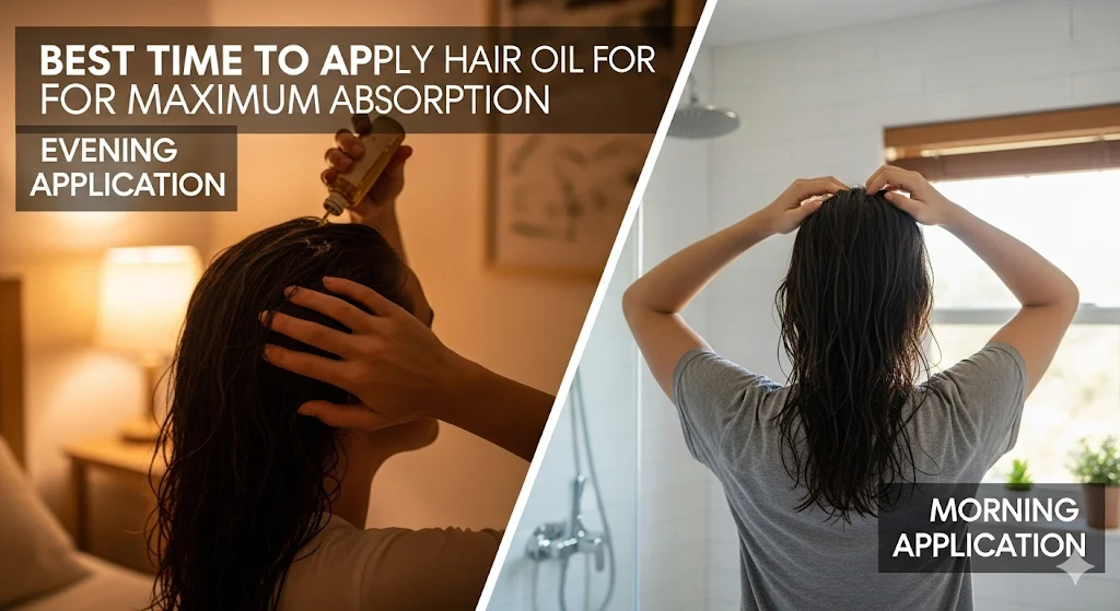Best Time to Apply Hair Oil for Maximum Absorption